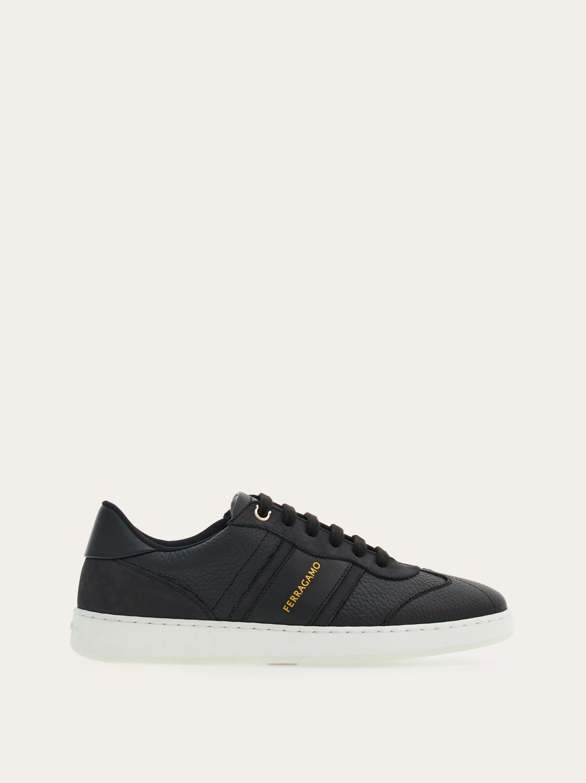 TENIS FERRAGAMO DAMA NEGRO CUERO (766118-ACHILLE 1) – Le Collezioni